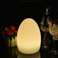 China Cordless Egg Shaped LED Lights , Egg Mood Lamp For Outdoor Night Club for sale