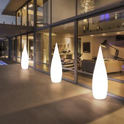 China waterproof Outdoor garden party decoration plastic led floor lamp for sale