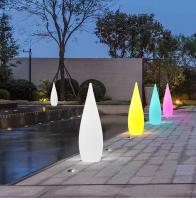 China waterproof Outdoor garden party decoration plastic led floor lamp for sale
