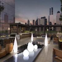 China waterproof Outdoor garden party decoration plastic led floor lamp for sale