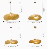 China Bamboo lampshade Pendant Lamp for sale