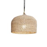 China 3500K Creative Rattan Pendant Light Switch Control For Living Room for sale