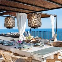 China Decorative Rattan Pendant Light , Small Outdoor Rattan Chandelier Water Resistant for sale
