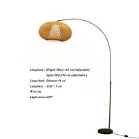China Modern living room sofa bedroom study work vertical Fishing  floor lamp for sale