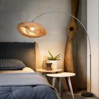 China Best Quality Modern Decoration metal standing led stand reading lamp  creative Fishing floor lamp for sale