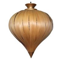China Wooden Pendant Lights - Hanging Veneer lanterns - Led Creative Wood lanterns for sale