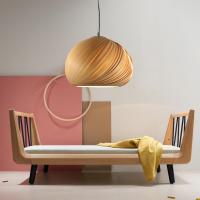 China Nordic chandelier living room lamp creative handmade wooden pendant lamp for sale