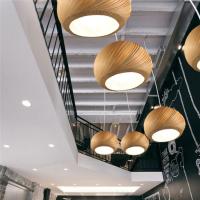 China Nordic chandelier living room lamp creative handmade wooden pendant lamp for sale