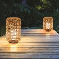 China Outdoor Lawn Rattan Garden Lanterns Ip44 Water Resistant For Hotel for sale