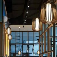 China Nodic Rattan Pendant Light Chandelier Switch Control For Home Decoration for sale
