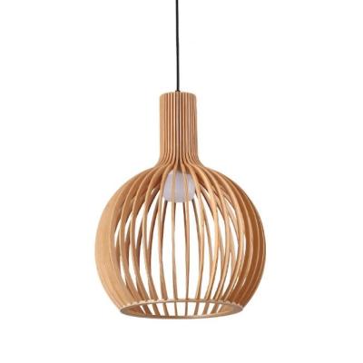 China Bird Cage Rattan Pendant Chandelier 3500K Warm White For Restaurant Bar for sale