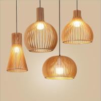 China Bird Cage Rattan Pendant Chandelier 3500K Warm White For Restaurant Bar for sale