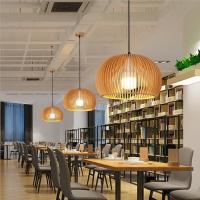 China Bird Cage Rattan Pendant Chandelier 3500K Warm White For Restaurant Bar for sale