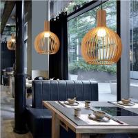 China Bird Cage Rattan Pendant Chandelier 3500K Warm White For Restaurant Bar for sale