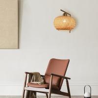 China luxurious Bamboo woven wall lamp - Bamboo corridor lamp - Hanging Bamboo rattan lamp for sale