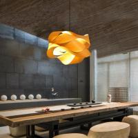 China Nordic Wooden Rattan Pendant Light LED Light Source For Living Room for sale