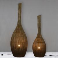 China 3500K Artistic Rattan Floor Lamps Light For Hotel Club Living Room for sale