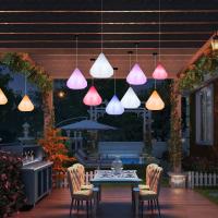 China Wireless control plastic rhomboid design pendant lamp for sale