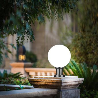 China 20cm / 25cm / 30cm / 35cm / 40cm columnar metal base plastic solar sphere for sale