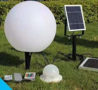 China pulg in light series solar sphere garden lamps with pin for sale