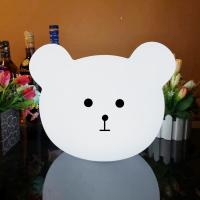 China PE plastic decorative bear led table lamps for sale