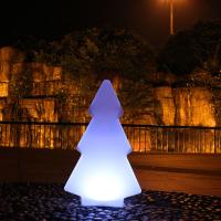 China Plastic LED Outdoor Glow Lights Tree Shape For Christmas Decor for sale