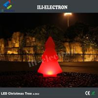 China Plastic LED Outdoor Glow Lights Tree Shape For Christmas Decor for sale