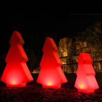 China outdoor led glow christmas tree shaped light for holiday for sale