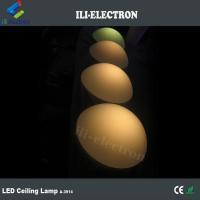 China PE Plastic LED Half Sphere Light Rechargeable For Christmas Decor for sale