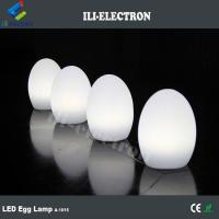 China Small Egg Shaped LED Lights , Glow Egg Night Light Waterproof For KTV Bar Table for sale