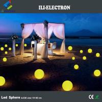 China Glow Floating Pool Ball Night Lights Lamp for Swimming Pool Beach Garden Party Decor for sale