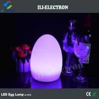 China Remote Control Egg Shaped Night Light IP65 Waterproof PE Plastic material for sale