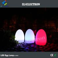 China Remote Control Egg Shaped Night Light IP65 Waterproof PE Plastic material for sale