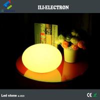 China 16 color changing plastic LED Glow Rock for sale