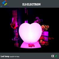 China Plastic LED Peach Shaped Lamp Remote Control With Rechargeable Lithium Battery for sale