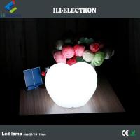 China Plastic LED Peach Shaped Lamp Remote Control With Rechargeable Lithium Battery for sale
