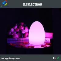 China Illuminated Mini Egg Shaped LED Lights 16 Colors Changing With Remote Control for sale