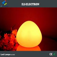 China Colorful Egg Shape Night Light LED Lamp Wireless With Remote Control for sale