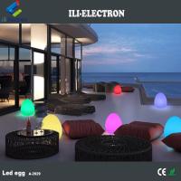 China Outdoor IP65 Egg Shaped Table Lamp With Remote Control Rechargeable for sale