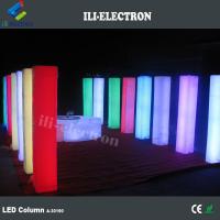 China PE Plastic illuminated decorative wedding columns lighted wedding columns for sale