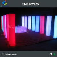 China PE Plastic illuminated decorative wedding columns lighted wedding columns for sale