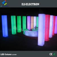 China PE Plastic illuminated decorative wedding columns lighted wedding columns for sale