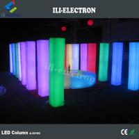 China PE Plastic illuminated decorative wedding columns lighted wedding columns for sale