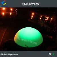 China semi-circle waterproof colorful plastic led decorative light for sale