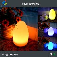 China Wireless Egg Shaped Lamp IP65 Water Resistant With Charger Base for sale