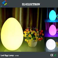China Wireless Egg Shaped Lamp IP65 Water Resistant With Charger Base for sale