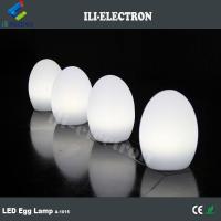 China USB Charging Plastic Egg Shaped LED Lights Wireless With Rechargeable Lithium Battery for sale