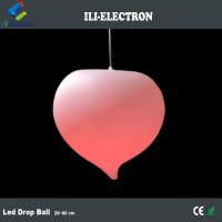 China 10~60 cm 16 colors changing led drop ball for sale