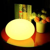 China PE Plastic LED Stone Light Waterproof Rechargeable Color Changing For Home Decoration for sale
