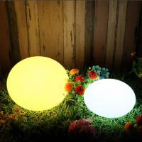 China PE Plastic LED Stone Light Waterproof Rechargeable Color Changing For Home Decoration for sale